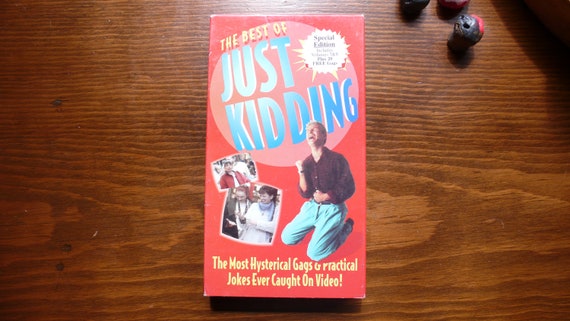 Just Kidding VHS 1995 British Comedy Prank Show - Etsy