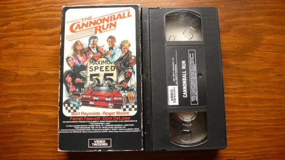 Cannonball Run VHS Burt Reynolds - Etsy