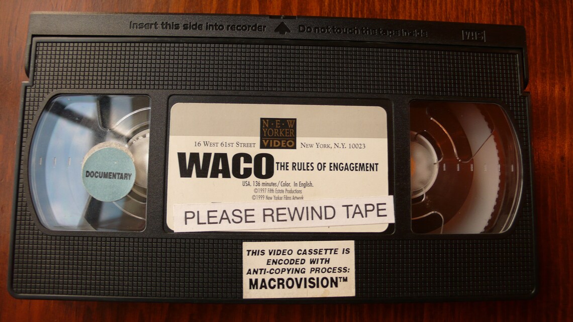 WACO Rules of Engagement VHS - Etsy
