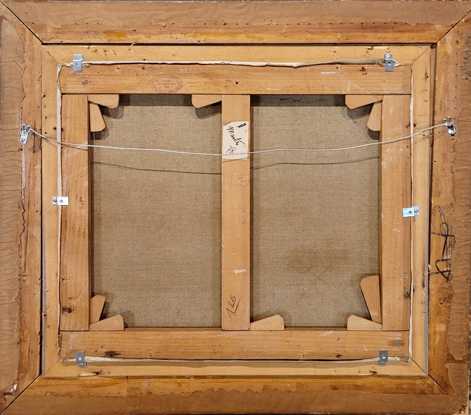 Jean Helleu -under a Blanket of Snow by the River-1950s French Oil ...