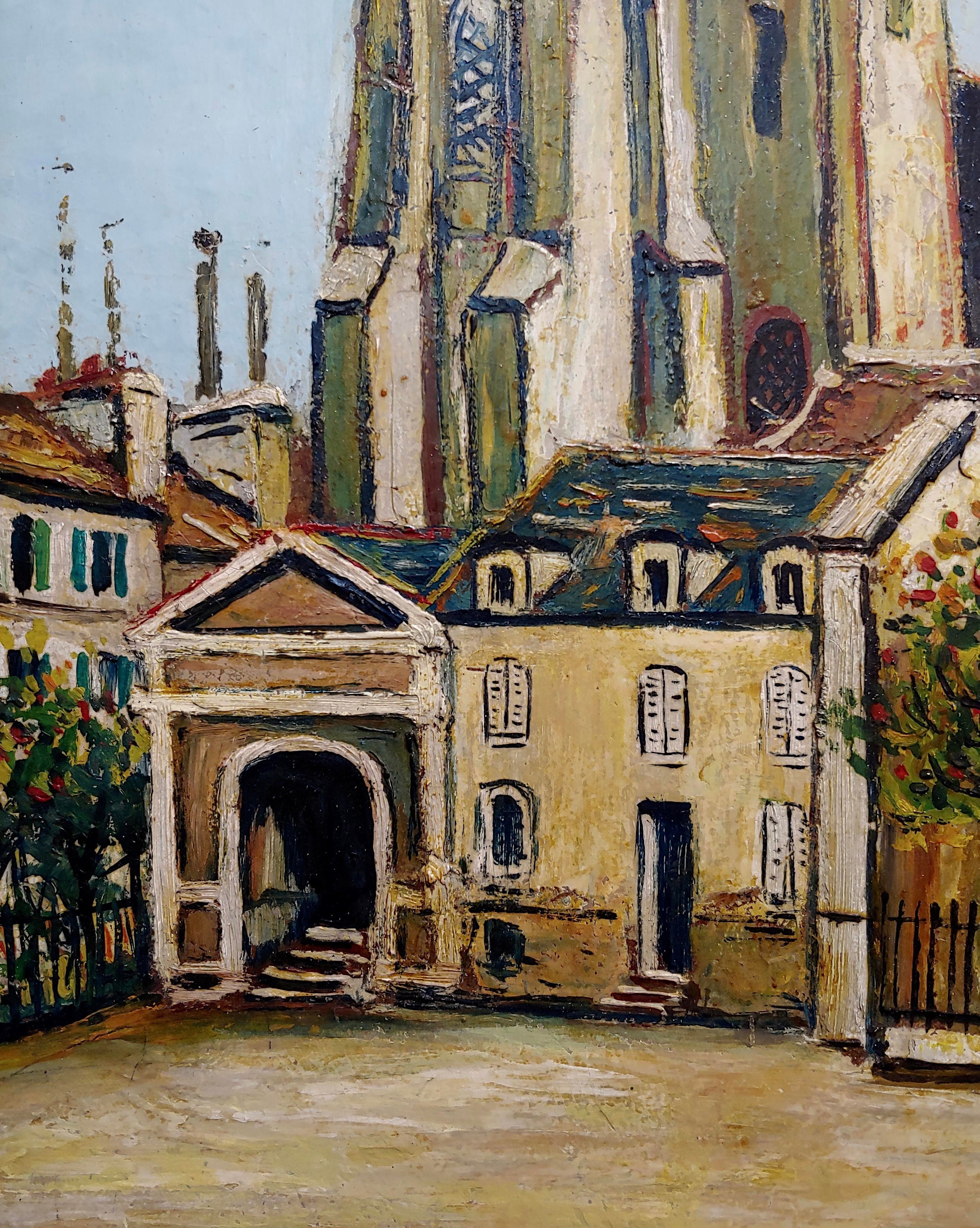 Elise Maclet -saint-germain-des-prés, Paris Oldest Church-oil Painting ...
