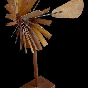 Mid-century Double Propeller Wooden Weathervane - Etsy