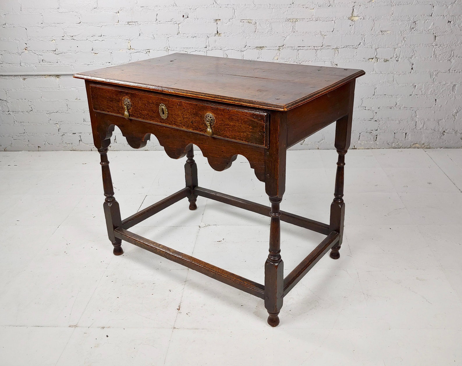 Georgian 18th Century Antique Carved Oak Side Table - Etsy