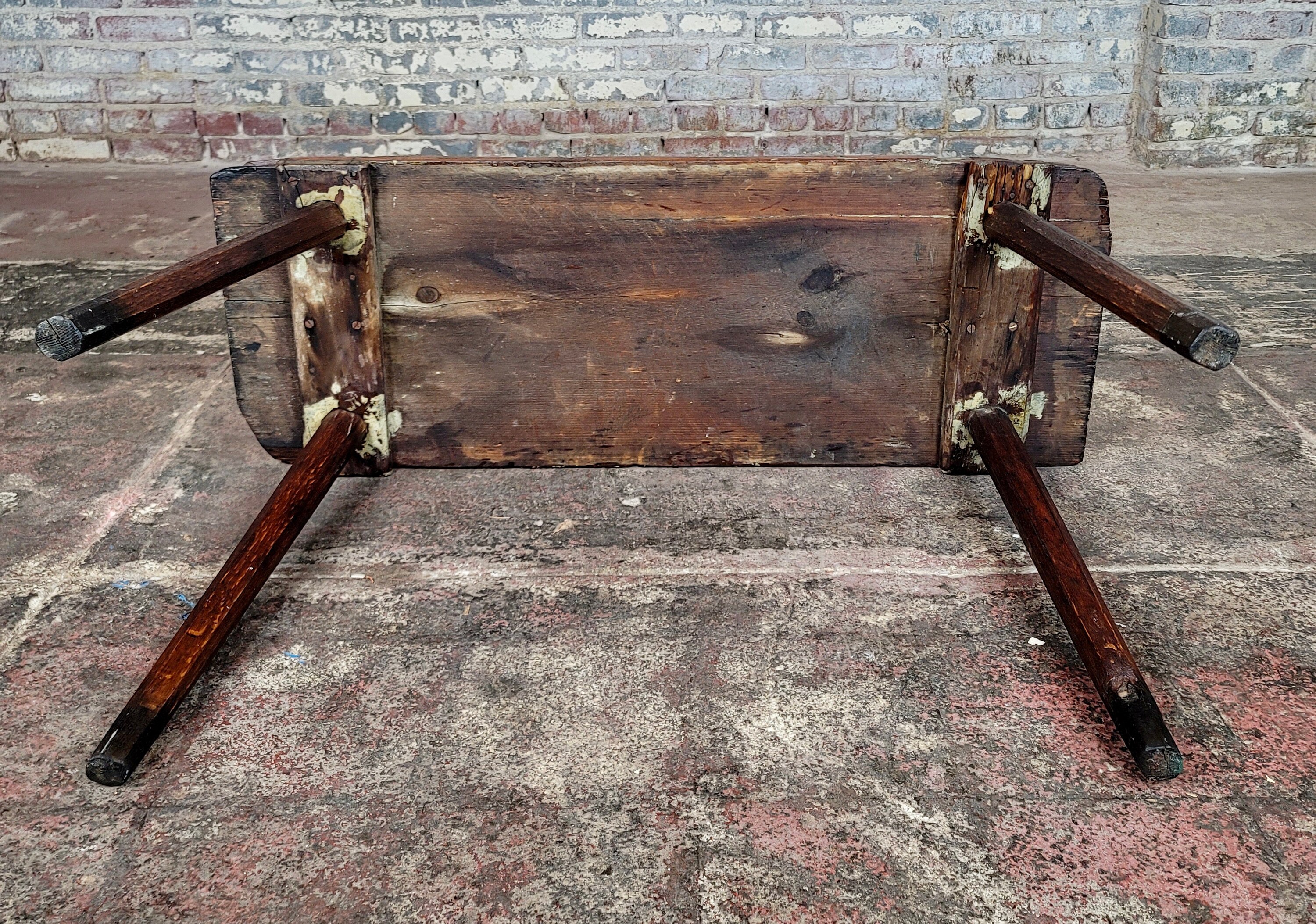 18th Century Primitive Farm Table Stand - Etsy