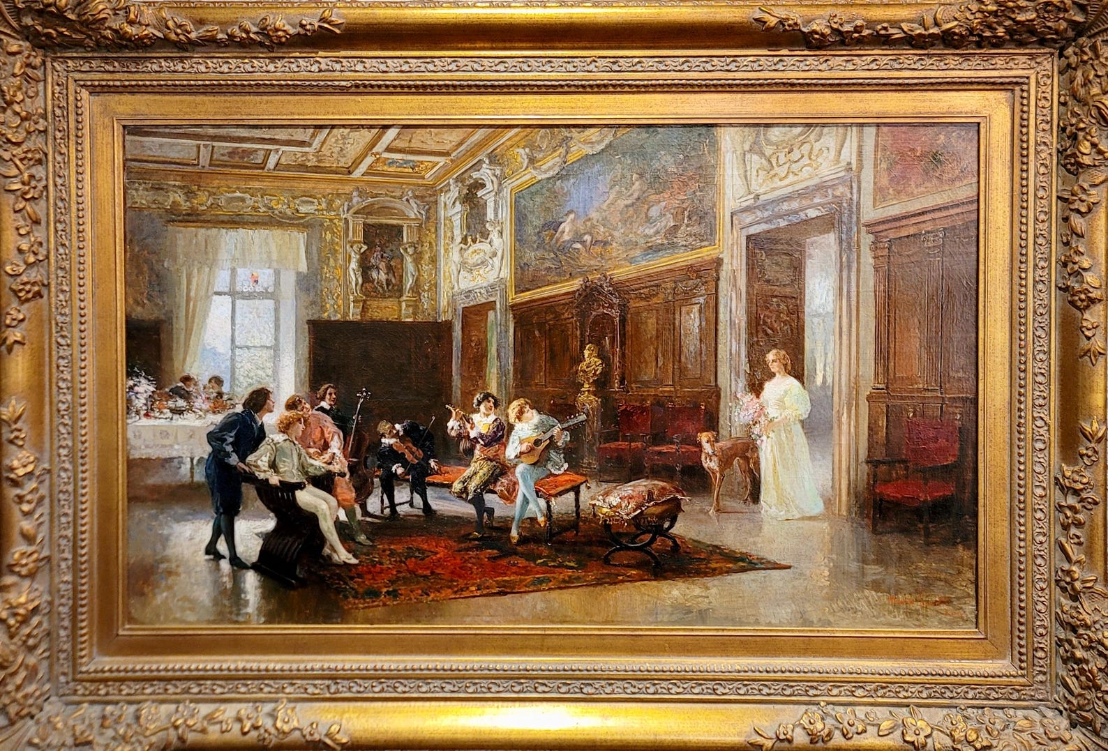 Mario Spinetti -A Private Concert for the Aristocratic Lady-19th ...