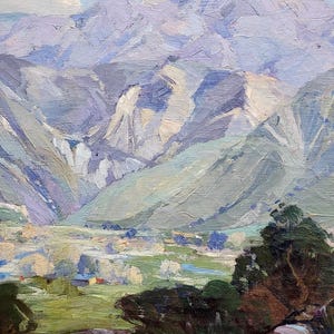 George Demont Otis View of the Arroyo Seco in Pasadena 1920s Oil ...