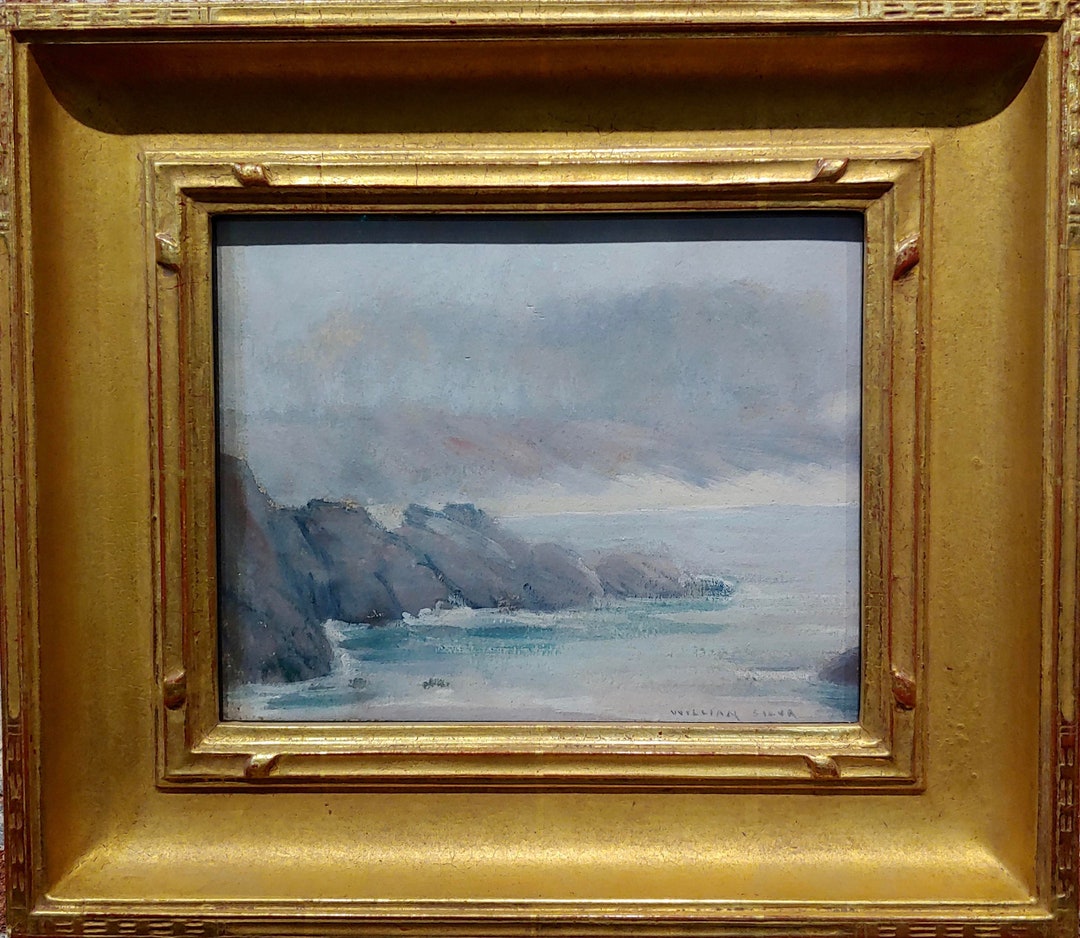 William Posey Silva -marine Mist in a Costal View of Carmel-painting - Etsy