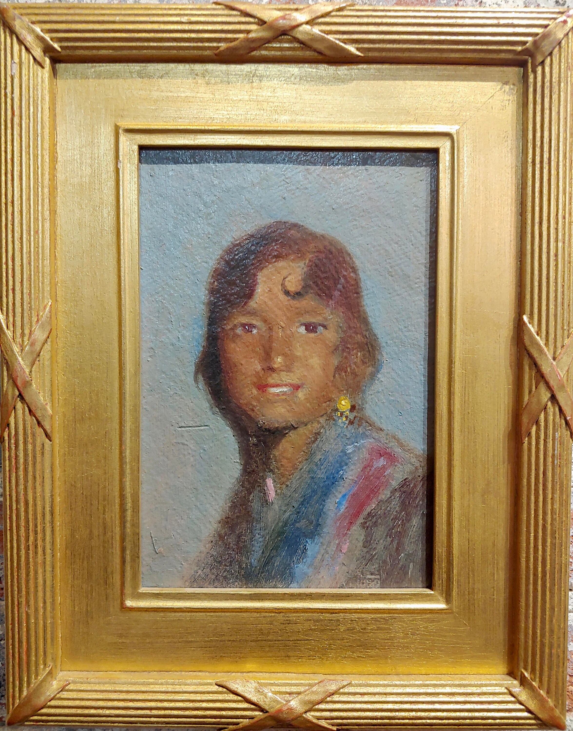 Portrait of a Native American Woman Oil Painting - Etsy