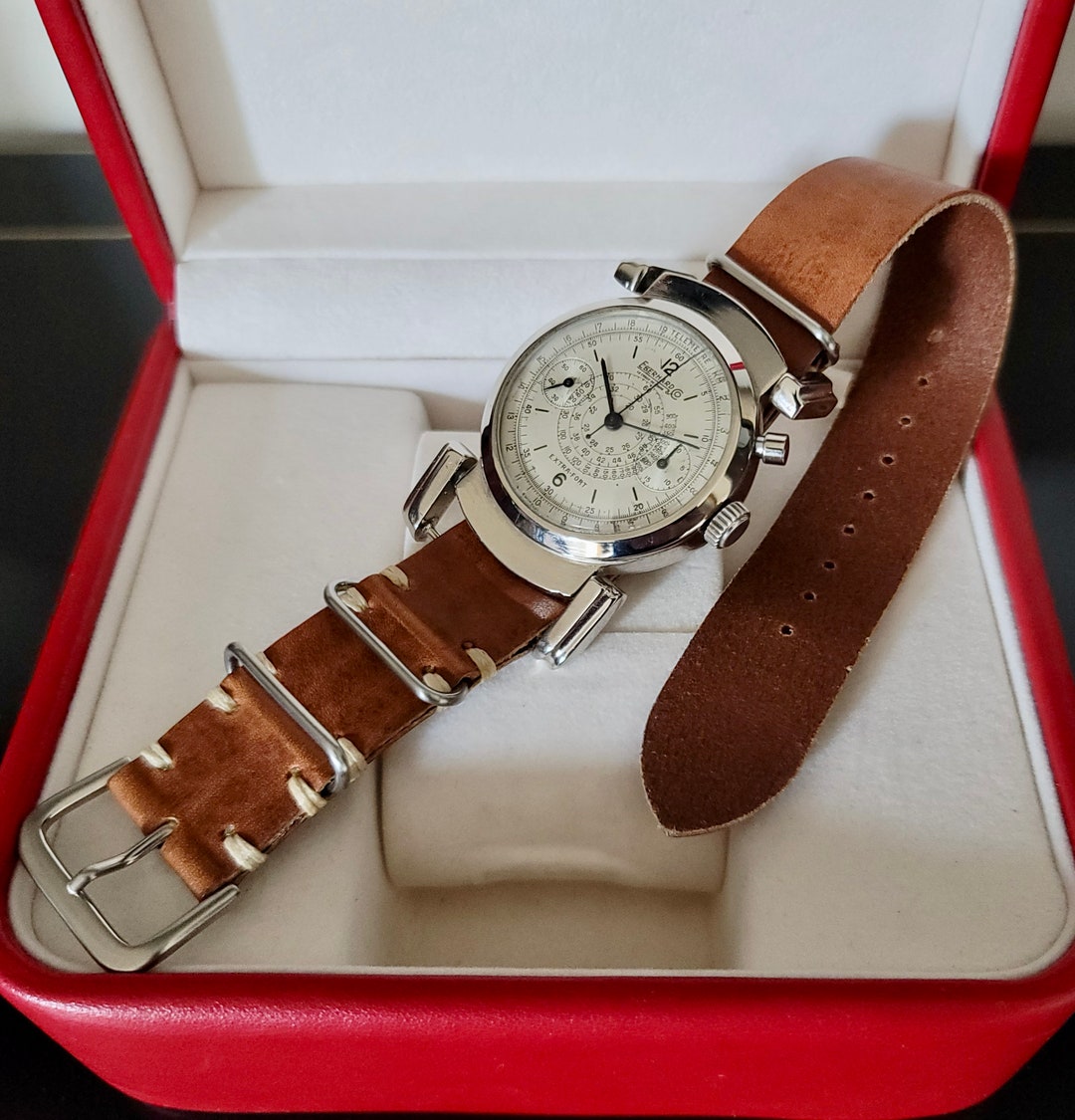 Eberhard -1940s German Pilot Chronograph Watch - Etsy