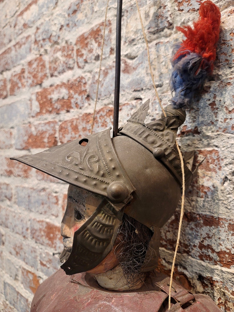 19th Century Sicilian Marionette Puppet Knight With Shield - Etsy