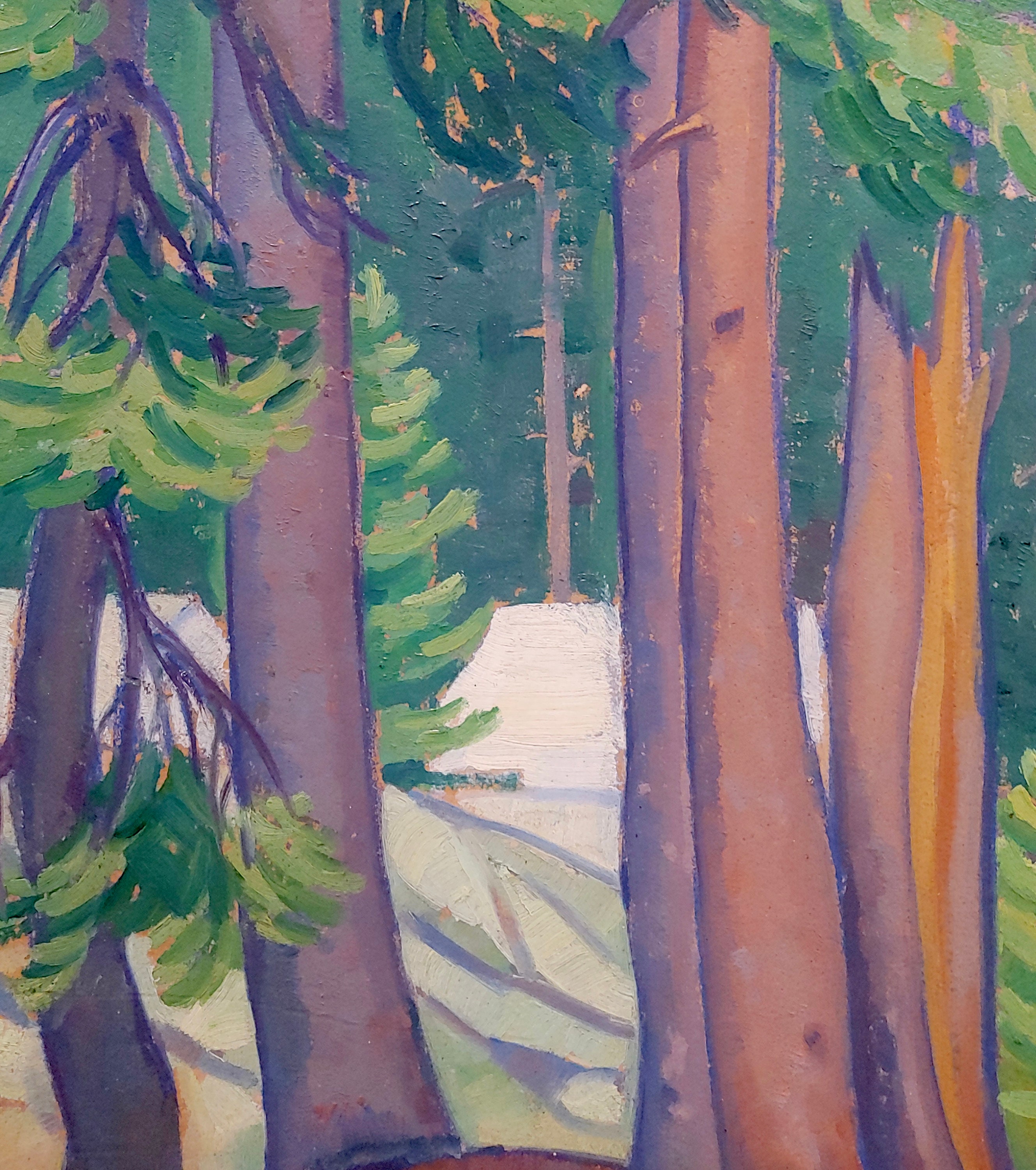 Edith Anne Hamlin -1930s Taos Wooded Landscape -oil Painting - Etsy