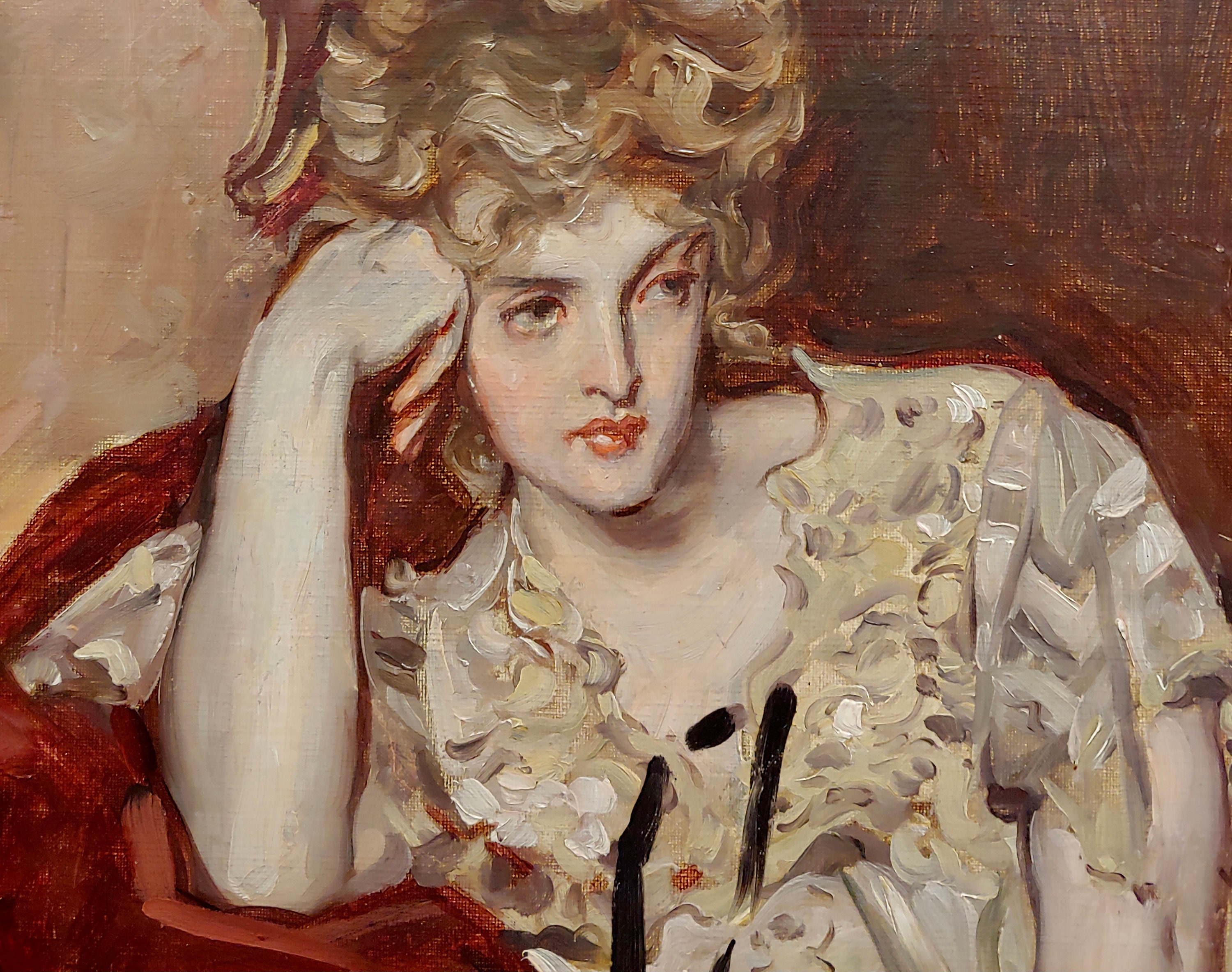 Albert Beck Wenzell she is Alone After the Argument C1911-oil Painting ...