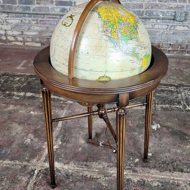 Vintage World Globe - Etsy