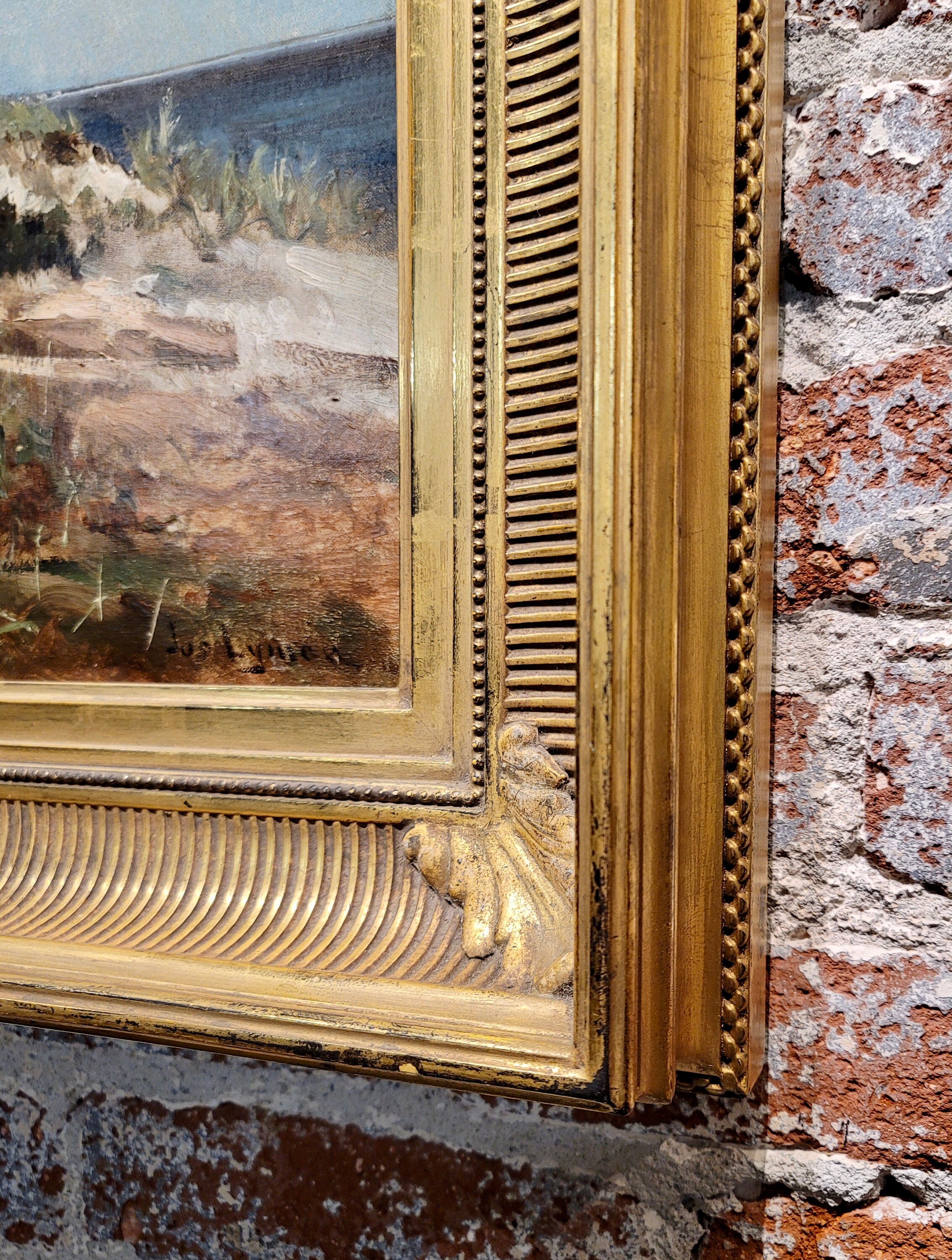 Joseph Lyman- Newport Rhode Island Shore Landscape-19th Century Oil ...