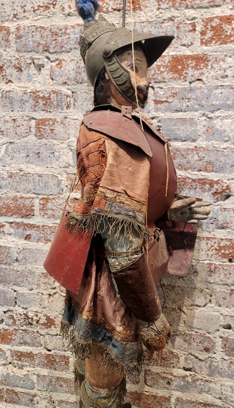 19th Century Sicilian Marionette Puppet Knight With Shield - Etsy