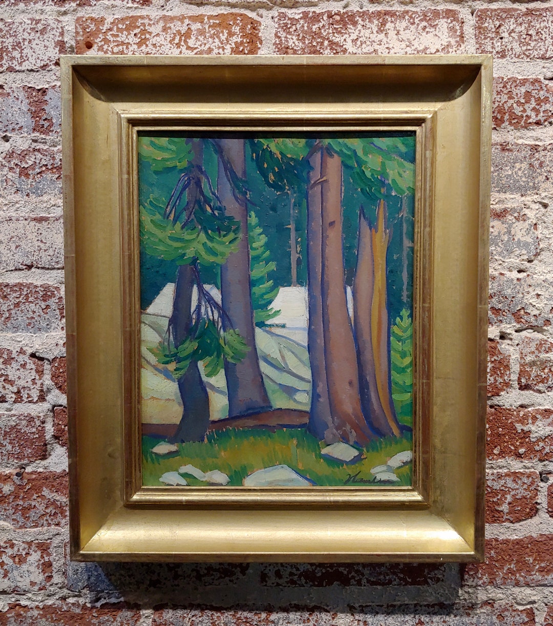 Edith Anne Hamlin -1930s Taos Wooded Landscape -oil Painting - Etsy