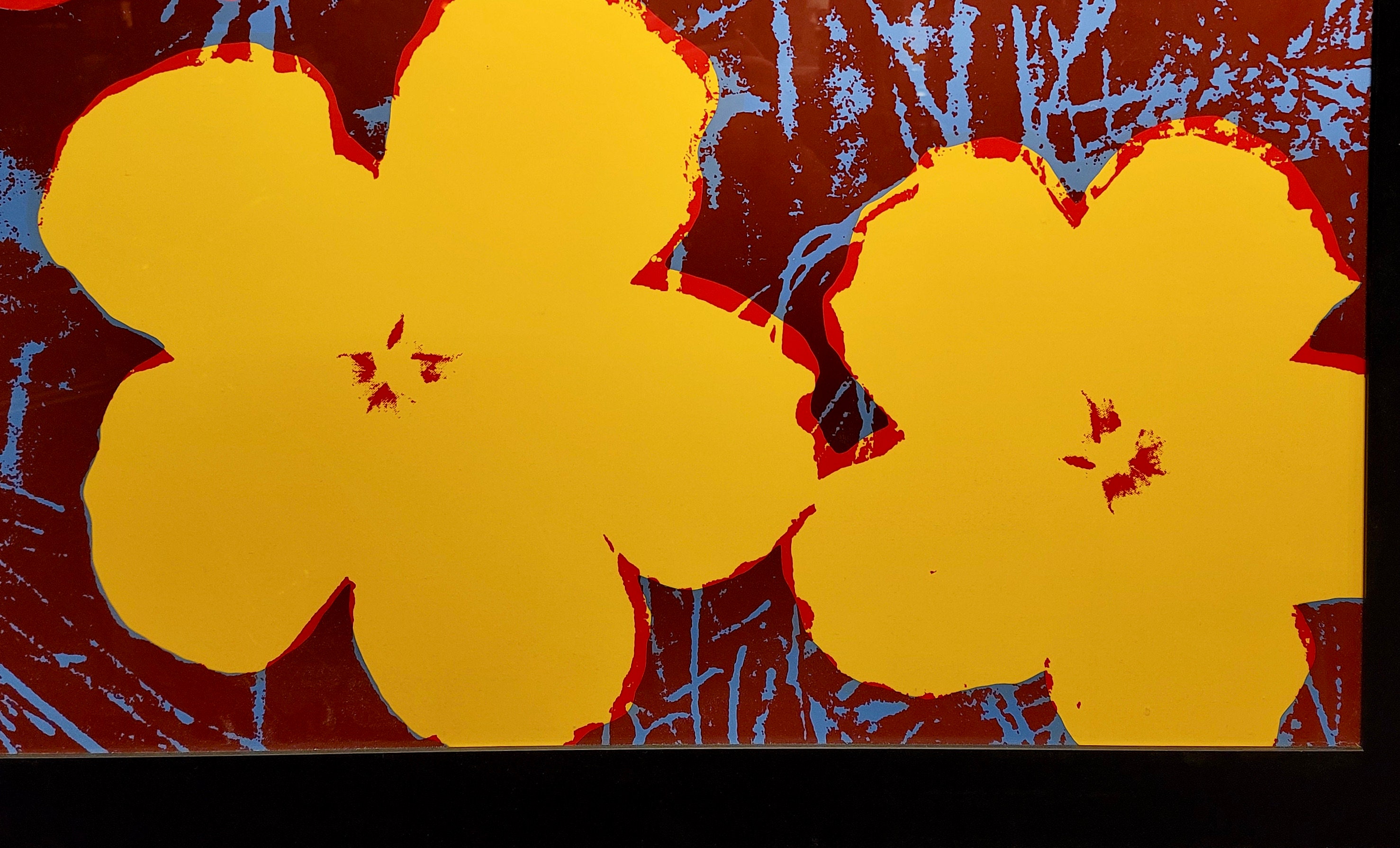 Vintage Andy Warhol Flower Screenprint by Sunday B. Morning - Etsy