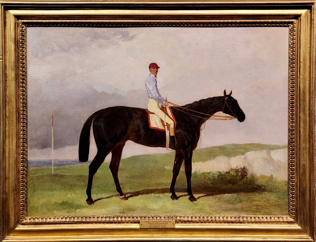 Harry Hall-racehorse W/jockey up Winner of the Derby 1856-19th Century ...