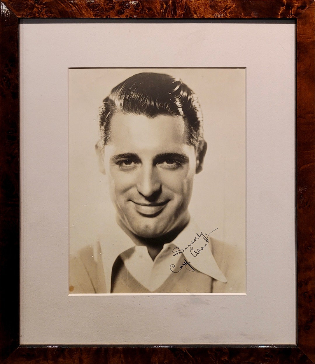 Cary Grant 1930s Autographed 8x10"hollywood Headshot Photo - Etsy