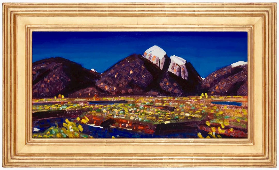 Conrad Buff - Sierra Mountains Landscape -oil Painting - Etsy