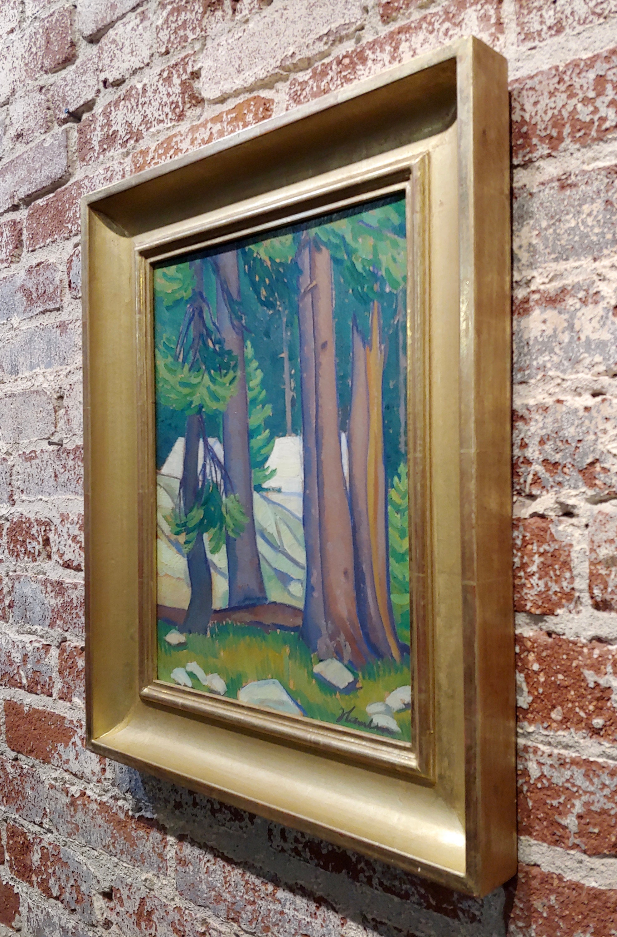 Edith Anne Hamlin -1930s Taos Wooded Landscape -oil Painting - Etsy