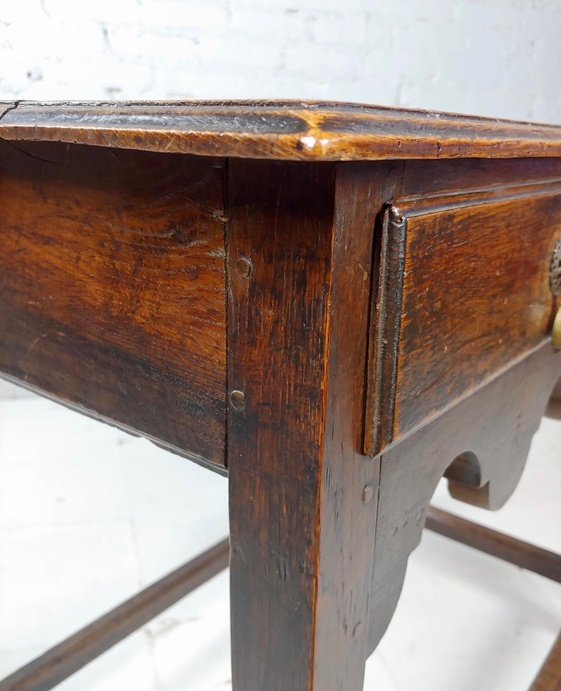 Georgian 18th Century Antique Carved Oak Side Table - Etsy