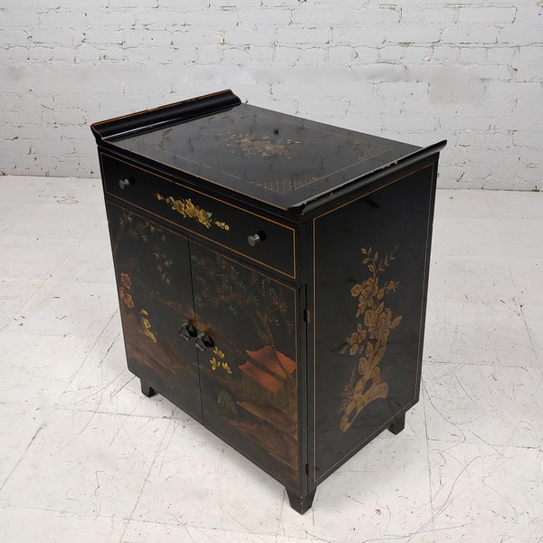 Hand Painted Cabinet - Etsy