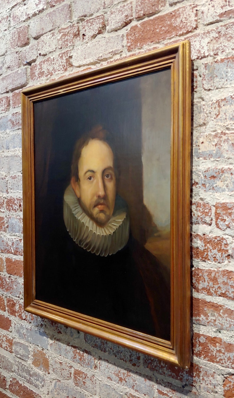 18th Century Portrait of a Spanish Gentleman With a Ruff - Etsy