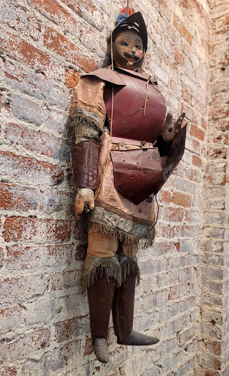 19th Century Sicilian Marionette Puppet Knight With Shield - Etsy