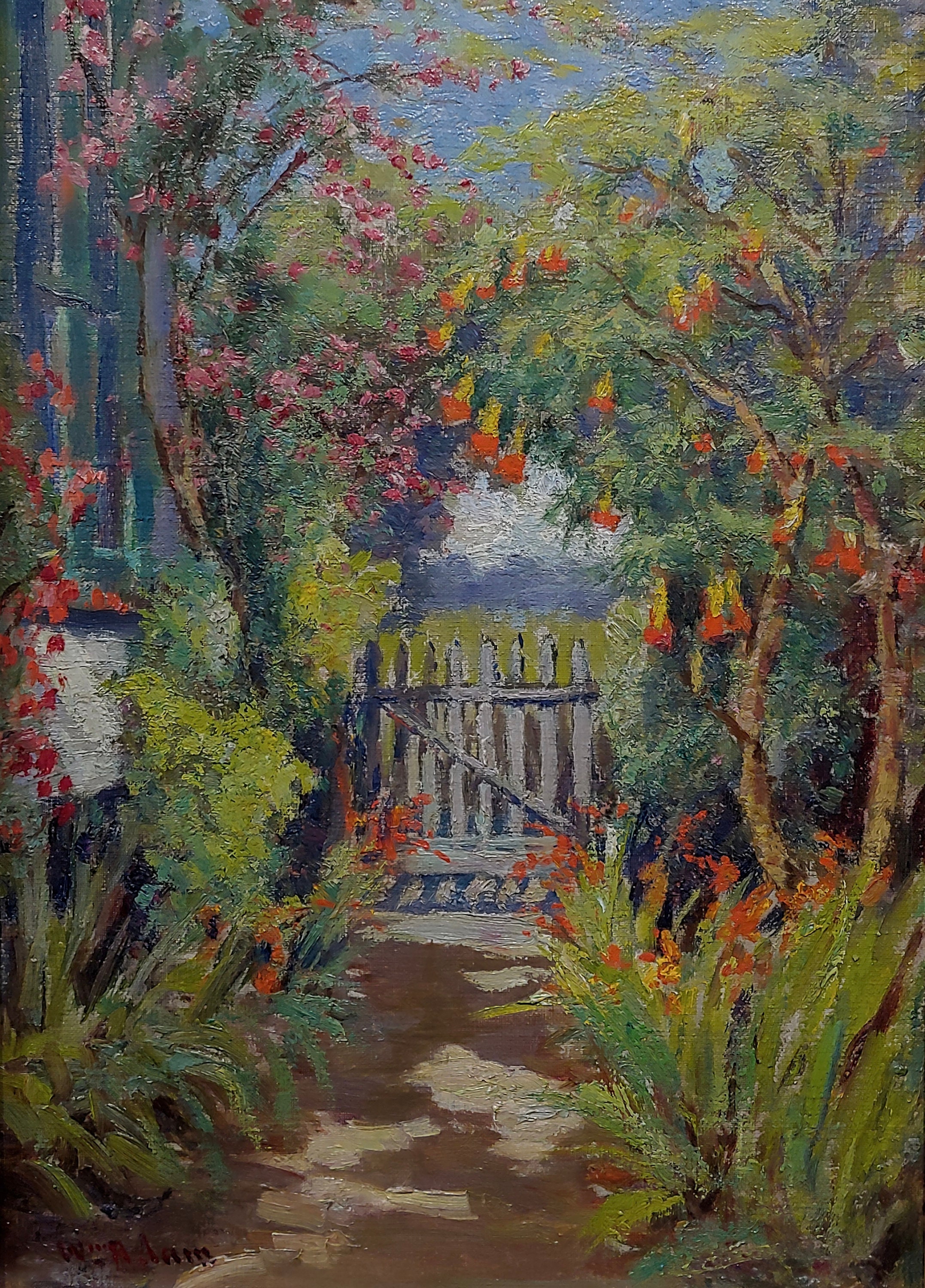 William Constable Adam-the Gate to the Flower Garden-oil Painting ...