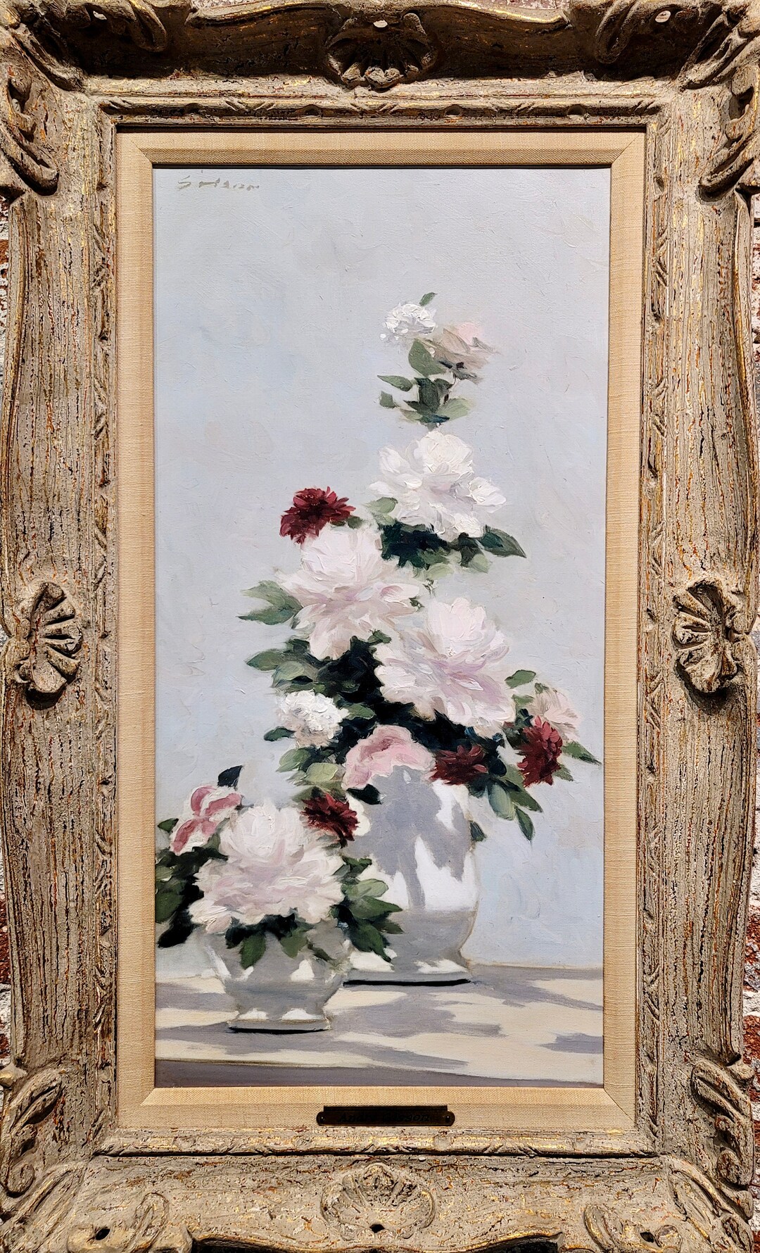 Andre (gittelson) Gisson -still Life of Wild Roses -oil Painting - Etsy