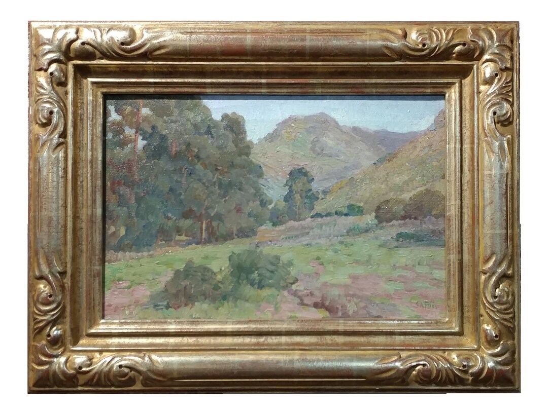 Charles Fries Eucalyptus Among the Hills Oil Painting - Etsy