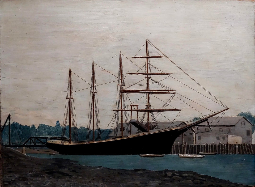 Lloyd Thomas -reine Marie Stewart- 1919 Ship - Oil Painting - Etsy