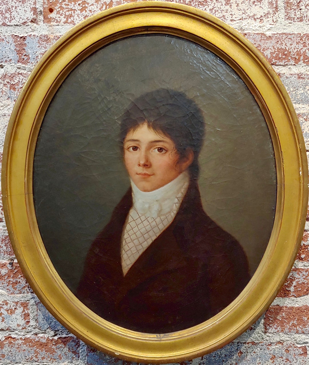 18th Century French Portrait of a Young Aristocratic Man - Oil Painting ...