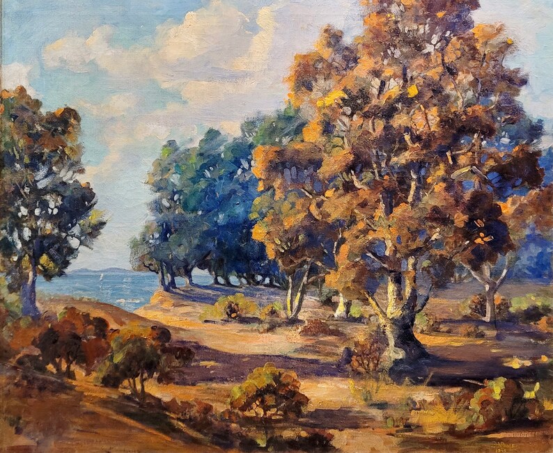 Horatio Nelson Poole - 1945 Lake Tahoe Landscape -oil Painting - Etsy