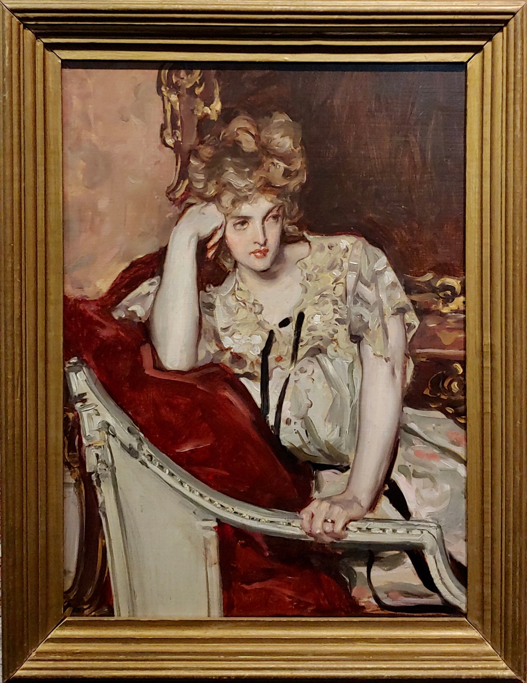 Albert Beck Wenzell she is Alone After the Argument C1911-oil Painting ...