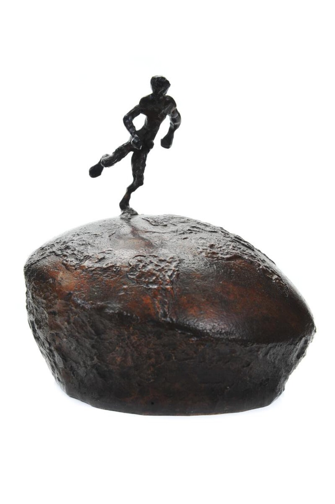 Athlete Running Across the World Bronze Sculpture - Etsy