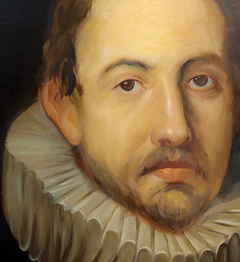 18th Century Portrait of a Spanish Gentleman With a Ruff - Etsy