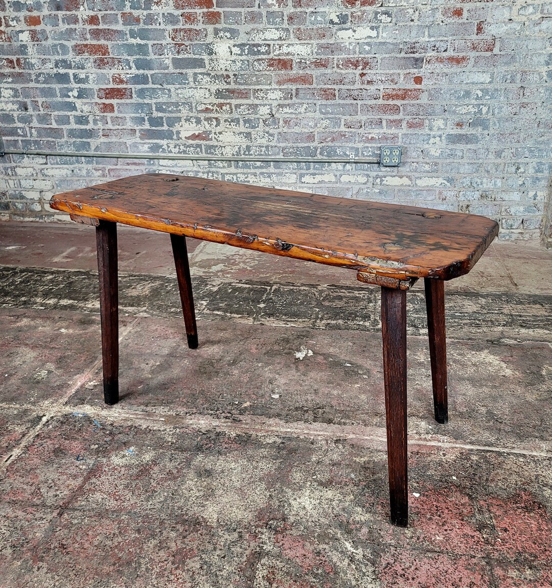 18th Century Primitive Farm Table Stand - Etsy