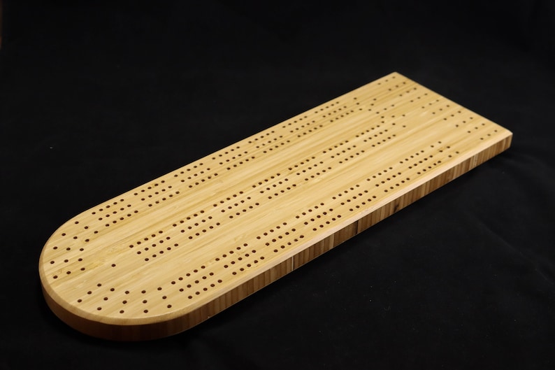 Bamboo Cribbage Board - Etsy