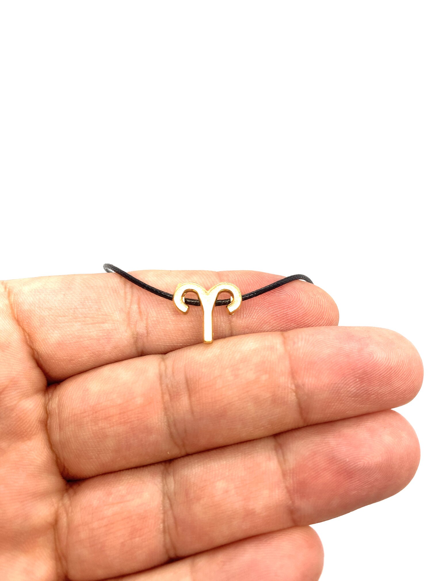 Aries Horoscope Black Bracelet Aries Sign zodiac Sign - Etsy UK