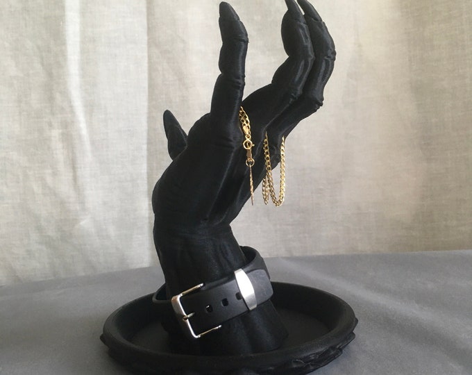 Jewellery Stand Devil Hand With Dish | Full Scale Gothic Hand Style ...