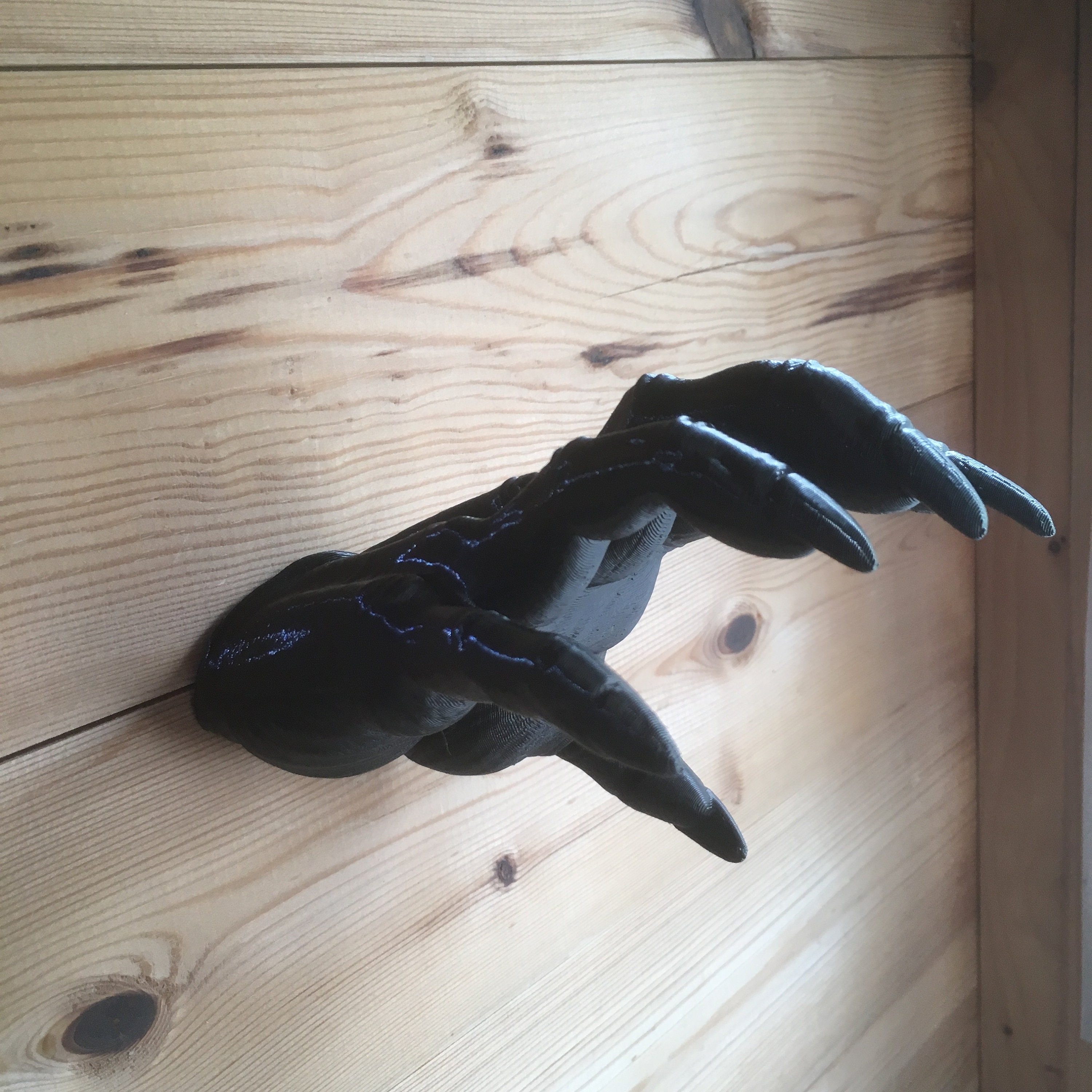 Wall Mounted Hand Devil Hand Designs Reaching From Wall - Etsy UK