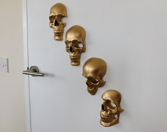 Wall Mounted Human Skull - Etsy