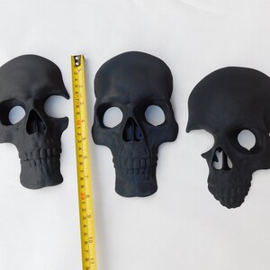 Full Size Human Skull Decor, Set of 3, Wall Mounted Gothic Home Décor ...