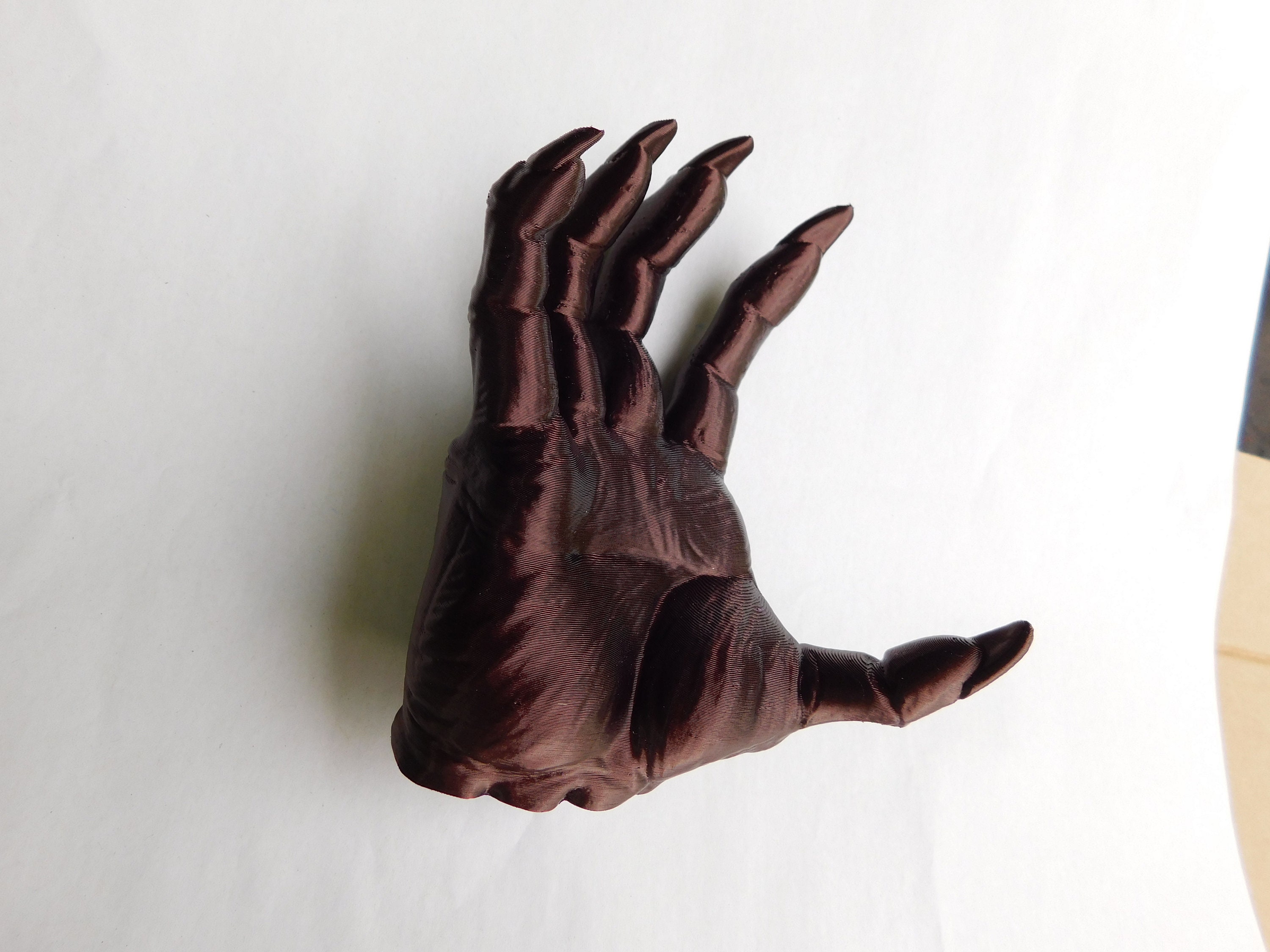 Hand Wall Mount Devil Hand Reaching From Wall Full Scale - Etsy UK
