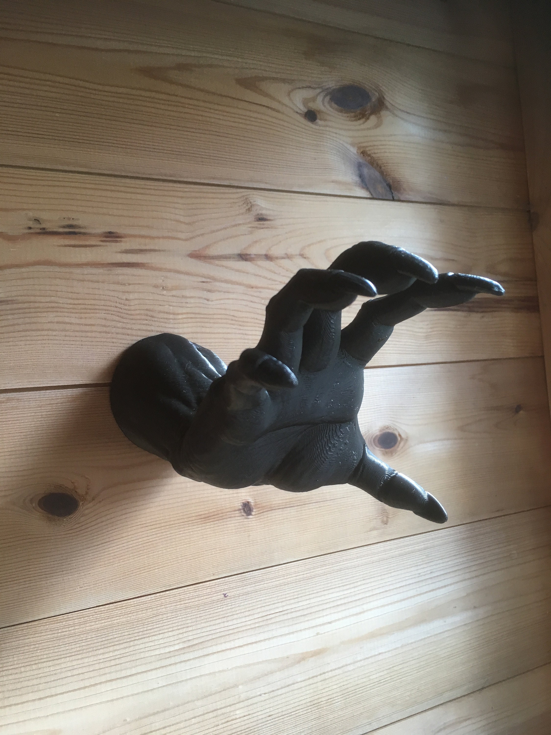 Wall Mounted Hand Devil Hand Designs Reaching From Wall - Etsy UK