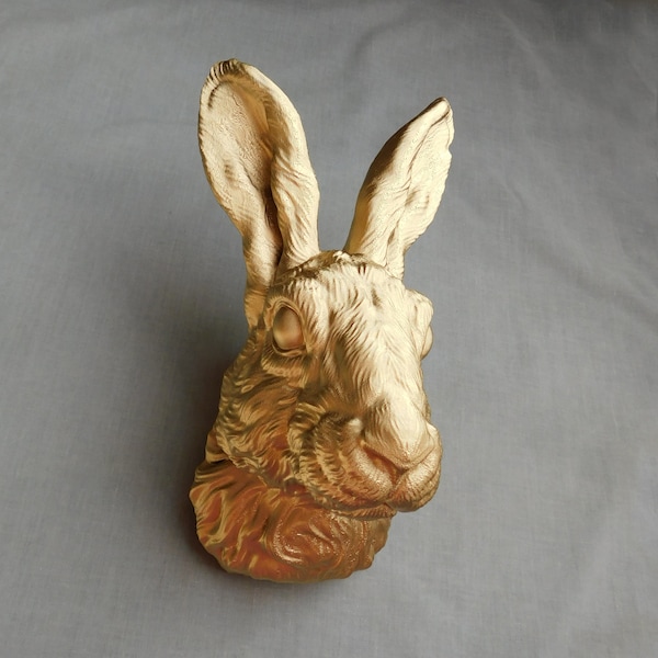Rabbit Lamp Gold - Etsy UK