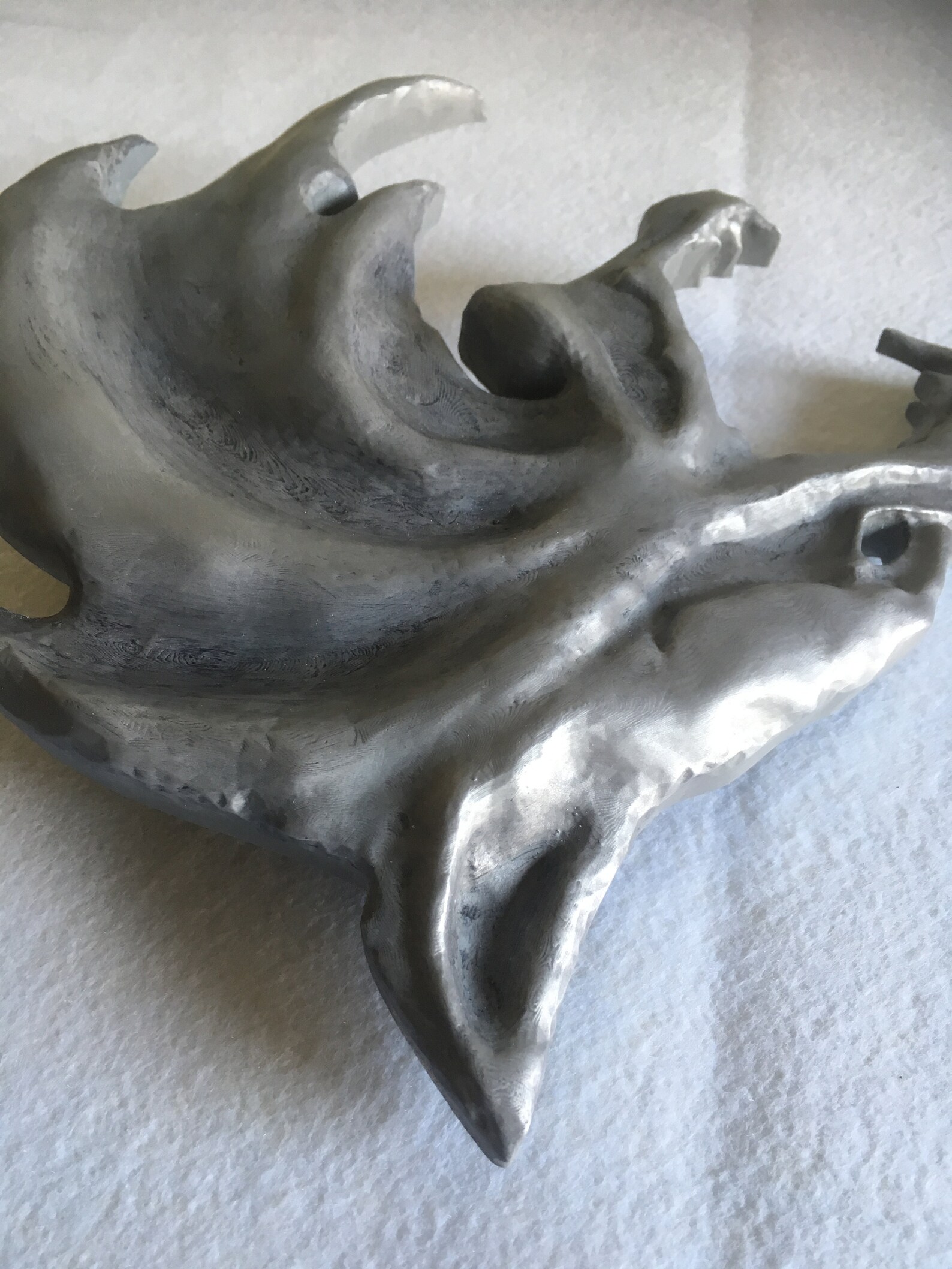 The Witcher Wall Art Large Wolf Head Cold Cast Metal | Etsy