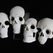 Full Size Skull Wall Art Sculpture | Set of 4 Human Skulls | Gothic 3D ...